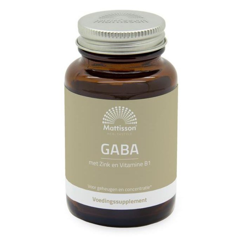 GABA 1000 mg. - Mattisson - Mattisson - NatuurlijkVoordeel.nl